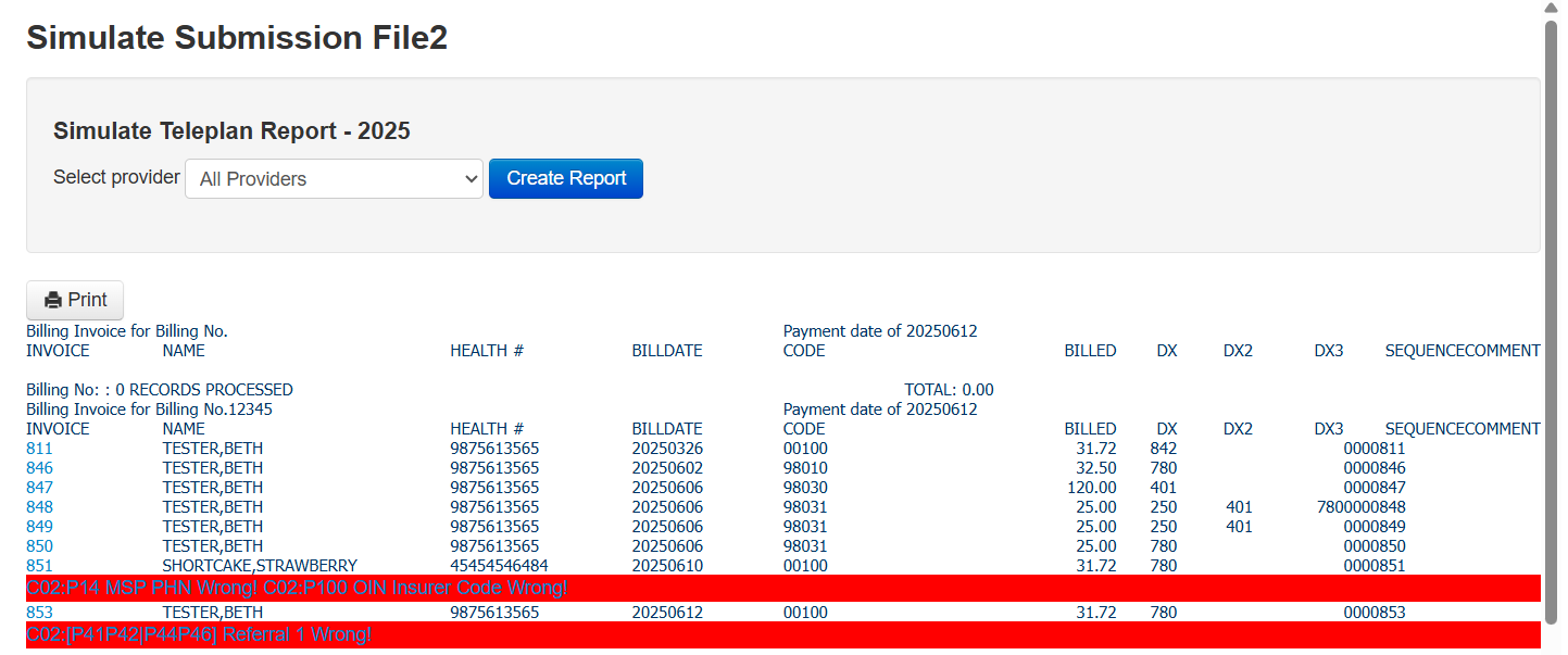 How to Simulate and Generate Claims to Teleplan – Oscar Pro Support