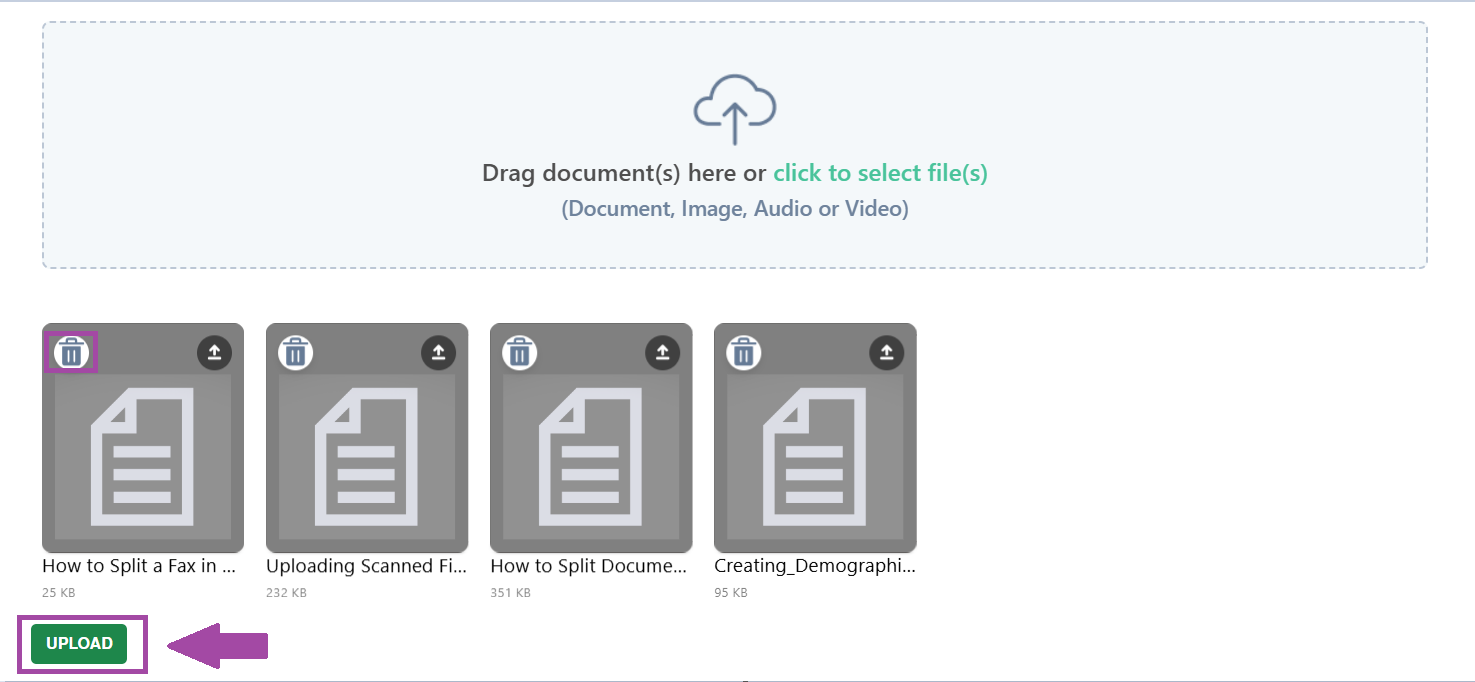 Uploading Documents – Oscar Pro Support