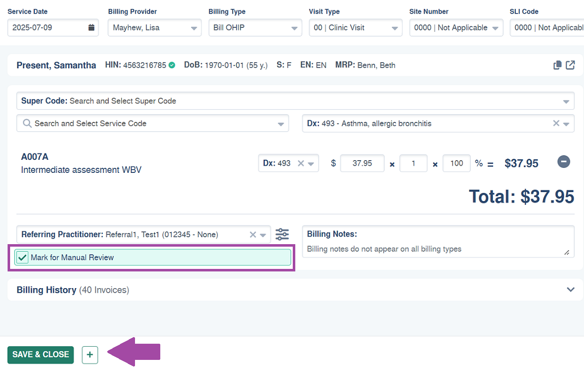 How To Mark Invoices For Manual Review - ON – Oscar Pro Support