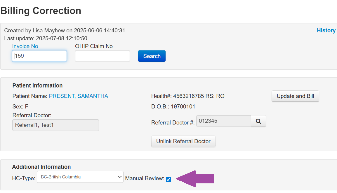 How To Mark Invoices For Manual Review - ON – Oscar Pro Support