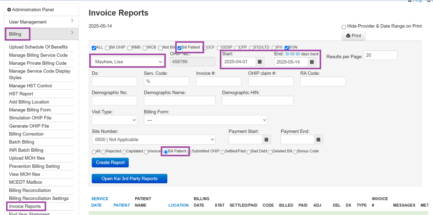 How To Apply A Partial Payment To A 3rd Party Invoice - ON – Oscar Pro ...