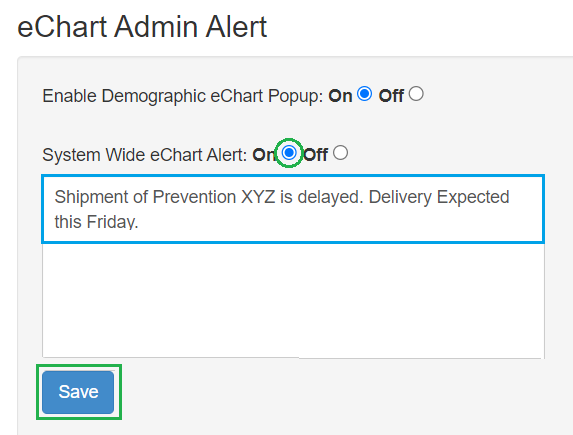 How to Enable eChart Alerts – Oscar Pro Support